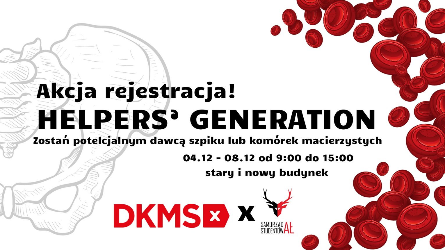 Pomaganie jest w genach, zarejestruj się do bazy Fundacji DKMS